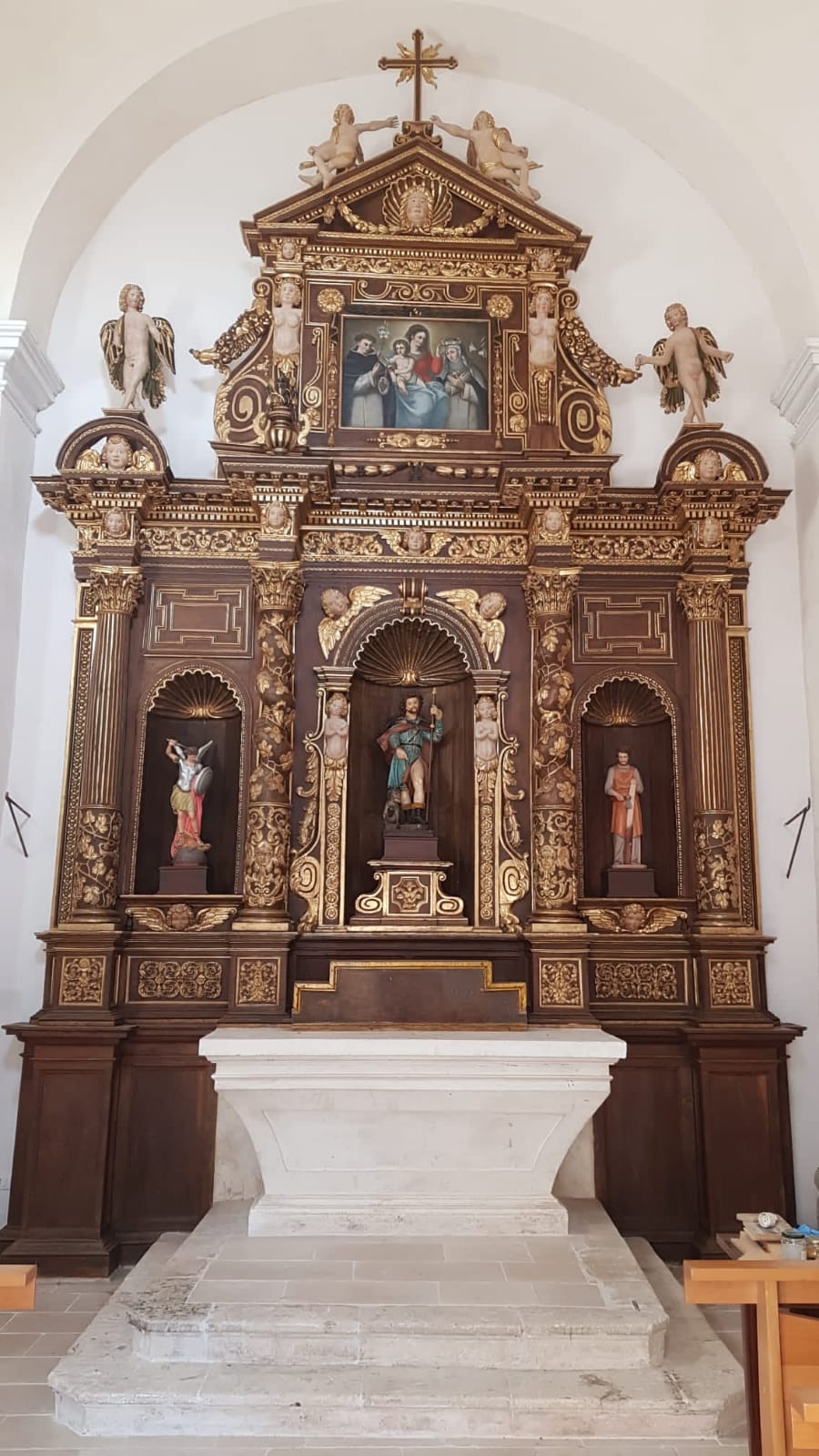 Inaugurazione del restauro dell’Altare ligneo della Chiesa di San Rocco ...