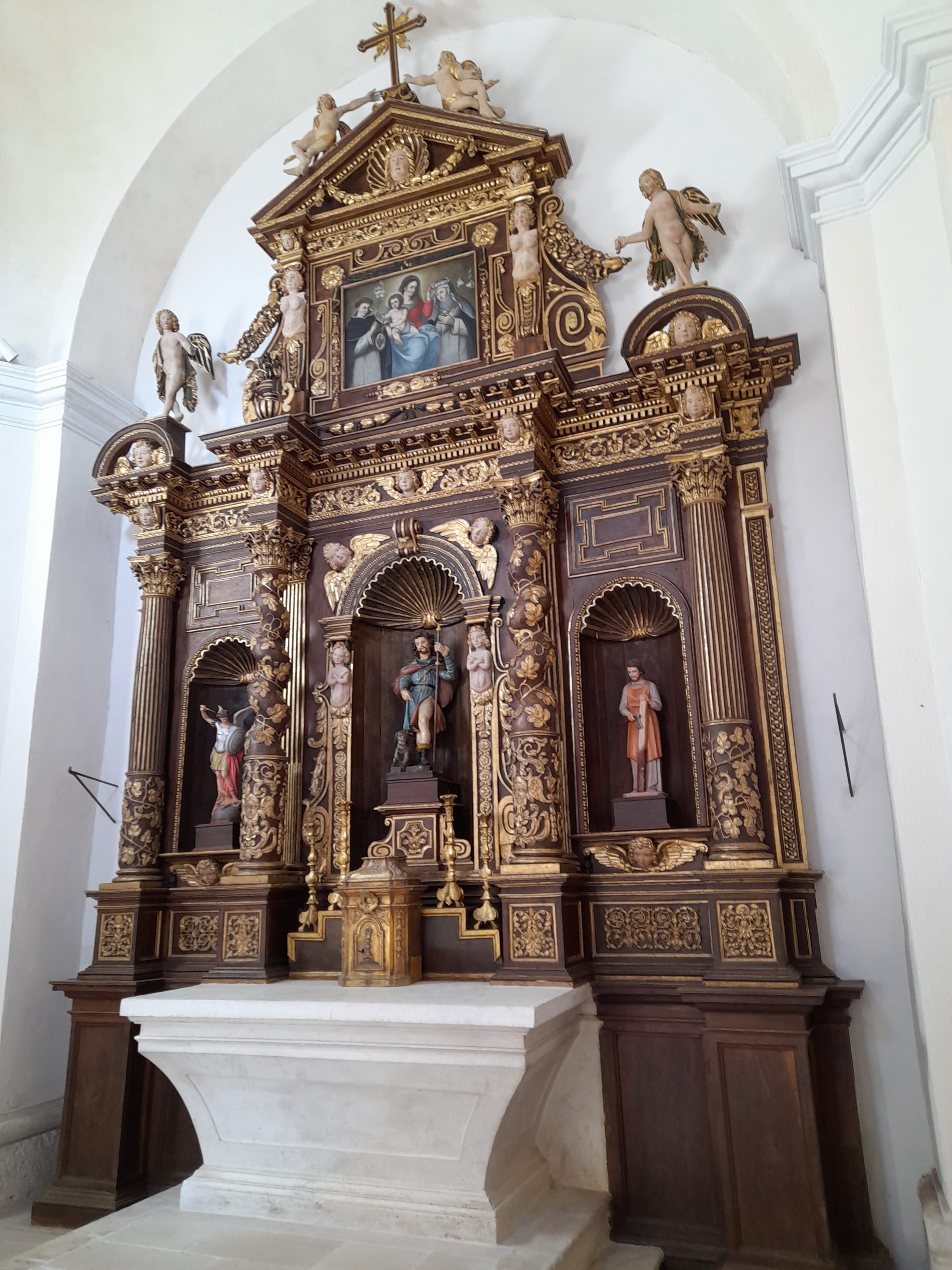 Inaugurazione del restauro dell’Altare ligneo della Chiesa di San Rocco ...